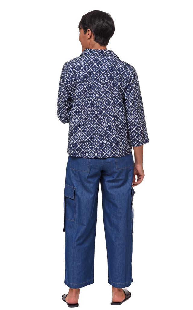 D1086 Colton Cargo Pant in Denim – TulipClothing.com